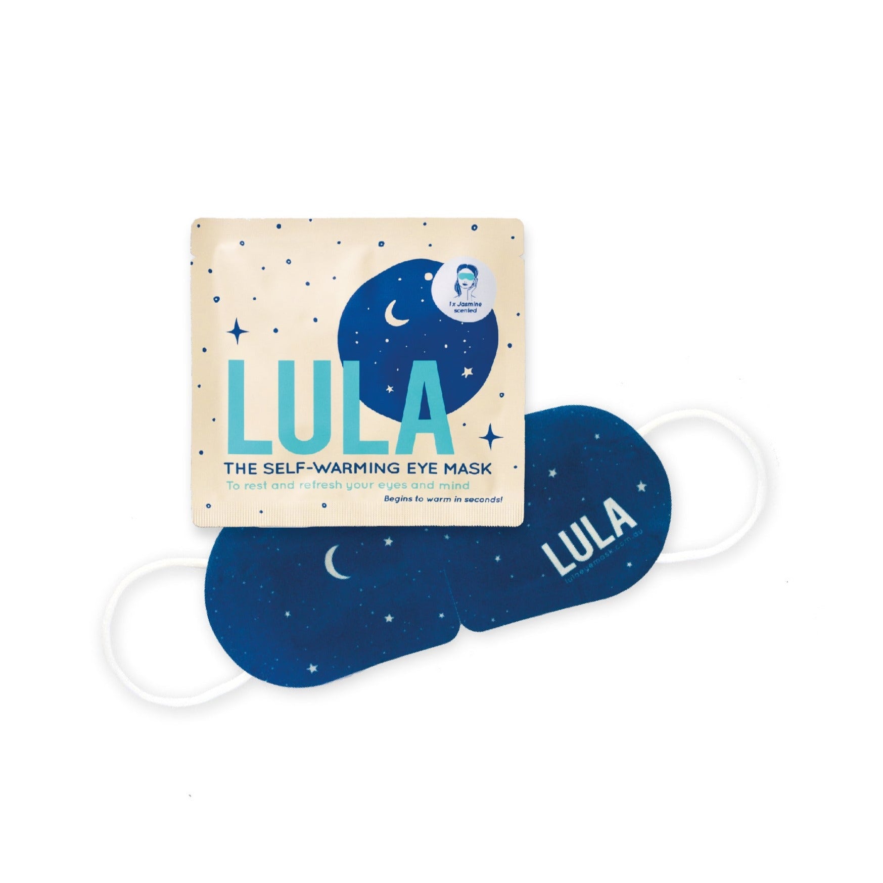 JASMINE SELF-WARMING EYE MASK (5 MASKS) – Lula Eye Mask